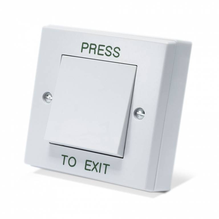 Exit Button - Wide Switch - PRESS TO EXIT - Insight Automation